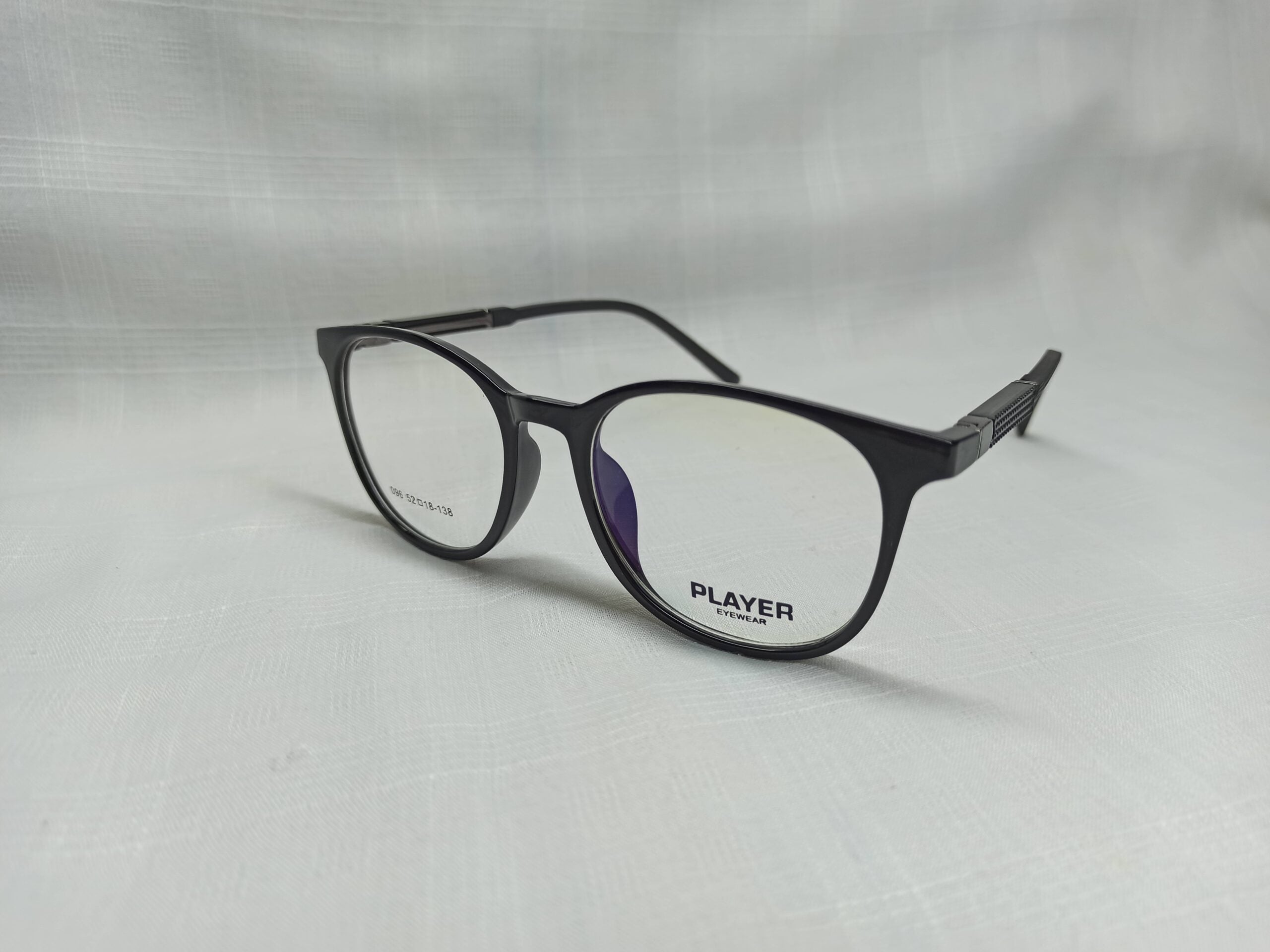 Player - EF75 - Round - Black - Men - Eyewear