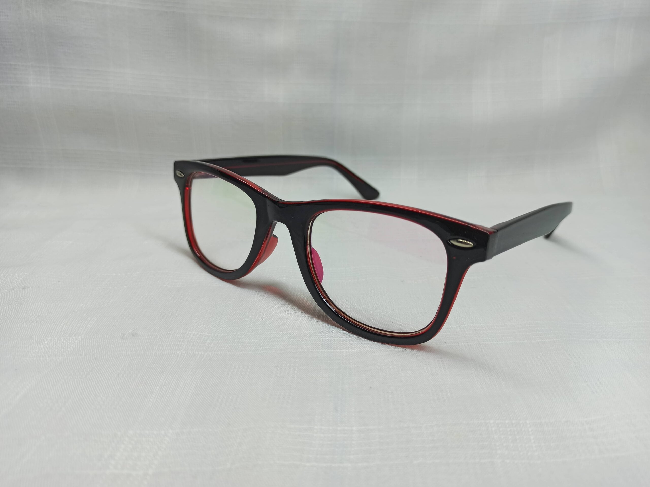 Burgundy Wayfarer - EF91 - Acetate - Men - Eyewear