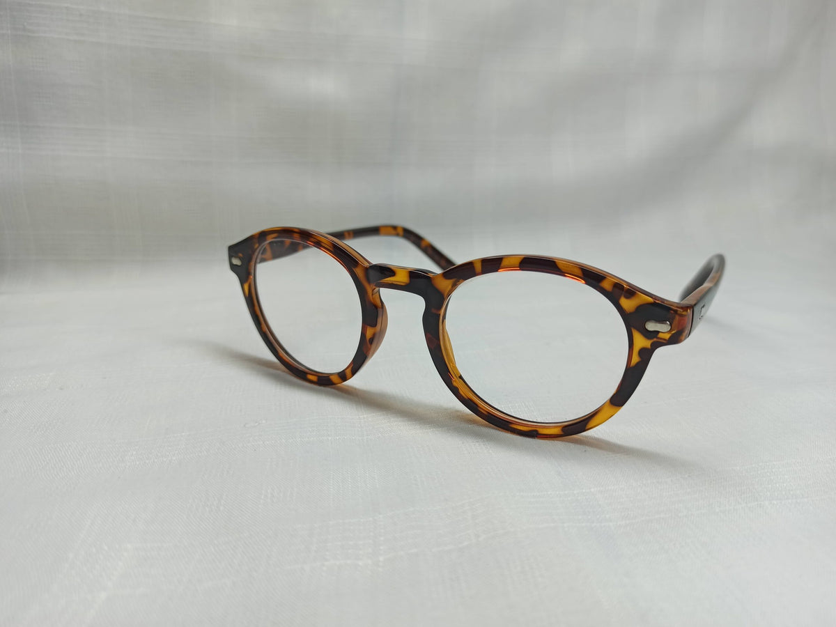 Round Leopard Print - EF138 - Acetate - Women - Eyewear – CHECKOUT