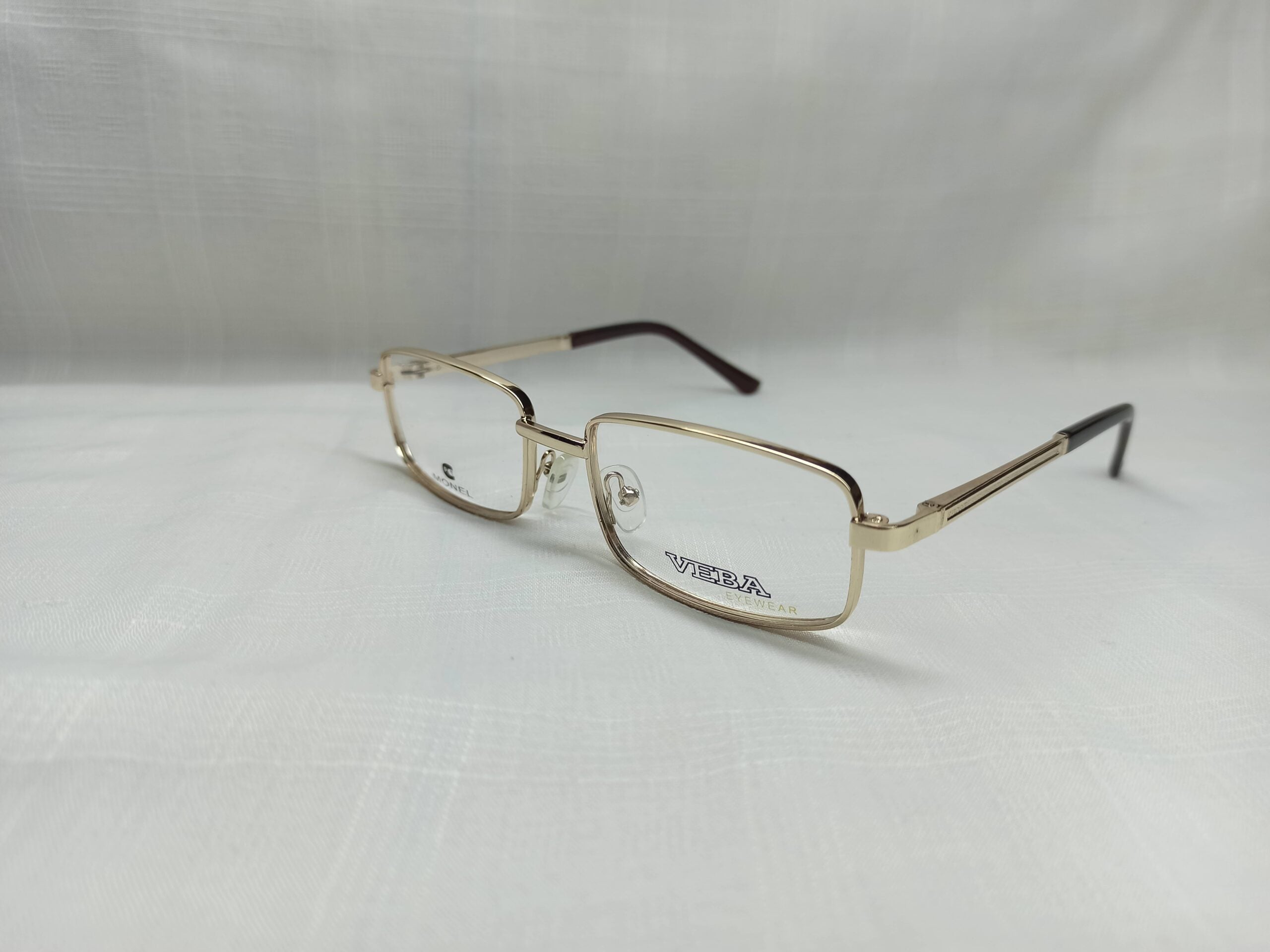 Veba - EF153 - Metal - Golden/Brown - Men - Eyewear